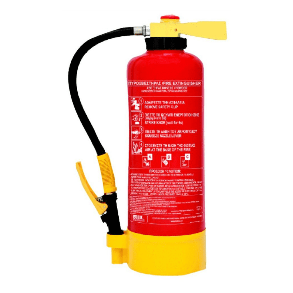 Knob-Operated 9Kg Fire Extinguisher | MariTeam