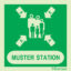 Muster station IMO sign with supplementary text | MariTeam