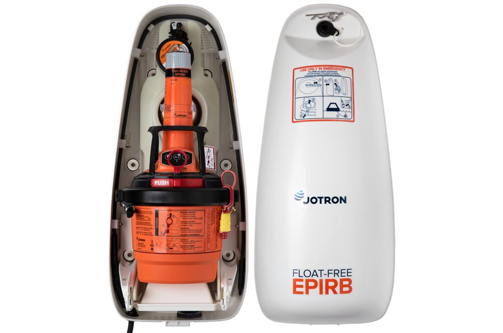 Jotron Tron 40AIS with float-free heating bracket | MariTeam