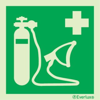 Oxygen resuscitator sign | MariTeam
