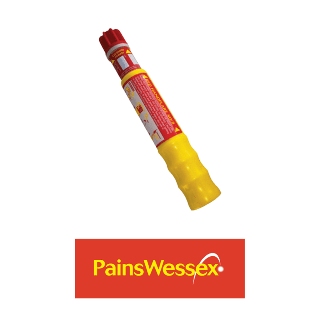 Pains Wessex Red Handflare Mk8 | Handheld Signal | MariTeam